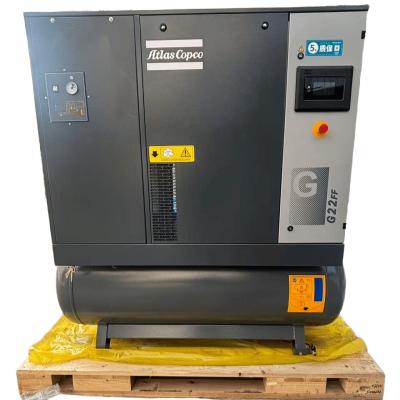 China G22FF Rotary Screw 30 Hp Air Compressor 22kW 8.5 Bar Stationary With Integrated Dryer for sale