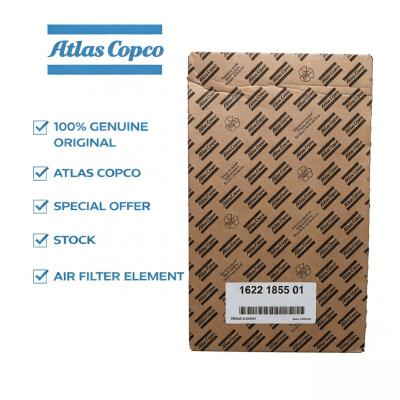 China 1622185501 Atlas Copco Spare Parts Air Filter For Industrial Screw Air Compressor for sale