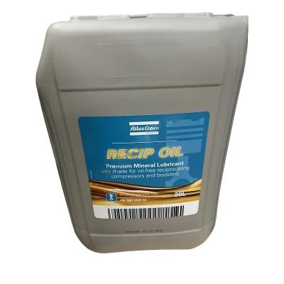 China 1901055534 Atlas Copco RECIP Oil 20L Mineral Lubricant For Reciprocating Piston Air Compressors for sale