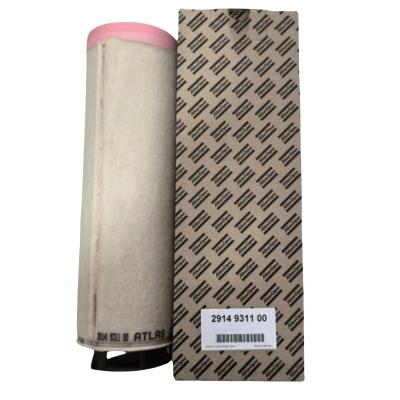 China 2914931100 Atlas Copco Safety Cartridge 15M3 Air Filter Element Genuine for sale