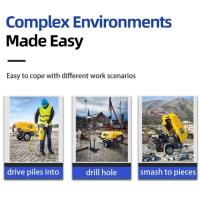 China Atlas Copco XAS 88 Diesel Air Compressor Portable For Construction Road Maintenance for sale