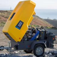 China Atlas Copco XAS88 Portable Diesel Air Compressor with 7 Bar Working Pressure Genuine Original for Continuous Outdoor Duty for sale