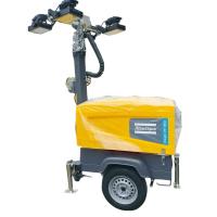 China Atlas Copco HiLight V5+ NEO LED Mobile Light Tower For Construction Mining Emergency Rescue for sale