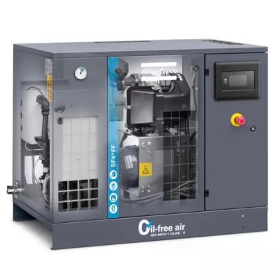 China Atlas Copco SF4+FF Oil Free Scroll Compressor 37 kW Class 0 Integrated Dryer Genuine for sale