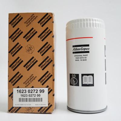 China Atlas Copco 1623027299 Glass Fibre Oil Filter Oil Injected Screw Compressor Genuine Spare Parts for sale
