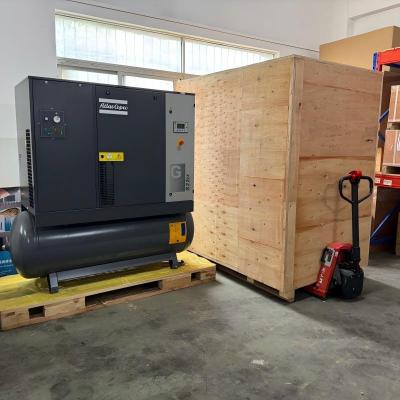 China Atlas Copco G22FF Oil Injected Screw Compressor 400V 50hz Integrated Dryer In Stock for sale