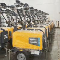 China Atlas Copco HiLight V5+ Diesel Portable Mobile Light Tower LED Construction Site Ready Stock for sale