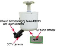China LinkZone Robotic Firefighter Fire Protection Monitor 0.6MPa Electric Fire Monitor for sale