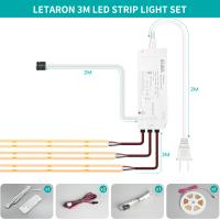 China IP20 10W/M High CRI90+ LED Strip Lights Flexible Under Cabinet Lighting for Smart Home for sale