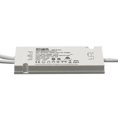 China LED Driver 30W IP44 Waterproof Power Supply 24V Transformer 220-240V AC To DC For Strip Lights for sale