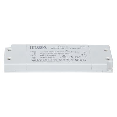 China 30000 Hours IP44 LED Driver 20W 24V Bathroom Mirror Lighting Use for sale