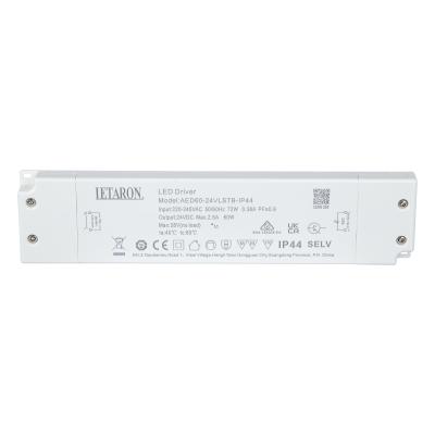 China Mirror Light IP44 LED Driver 24v 60w CE Certification With 87% Efficiency for sale