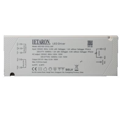 China 18+Year LED Driver Factory Large-scale Production Capacity Letaron 150W 120-277VAC UL Global LED Driver with Defogger Control for Bathroom Light for sale