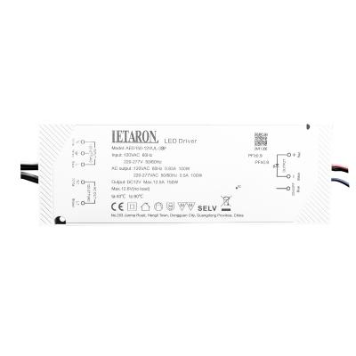China Direct Manufacturer Custom LED DRIVER Letaron 150W 12V/24V Global LED Driver Class II Protection Power Supply for Mirror Light for sale