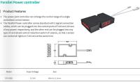 China 5 Port Parallel Power Controller Centralized Sub Control for Under Cabinet LED Lights 12 24V for sale