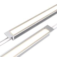 China 12V/24V 8W/M CRI90+ Under Cabinet Embedded LED Strip Light 15° Oblique And Direct Illumination for sale