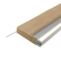 China Letaron Vertical Up Down Glow Cabinet Rear Panel LED Light Slim Aluminum Profile Lighting for sale