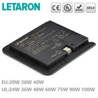 China Wholesale IP44 Bluetooth LED Mirror Driver 20W 36W 40W 12V 24V EU Class II Anti-Fog Defogger LED Power Supply for sale