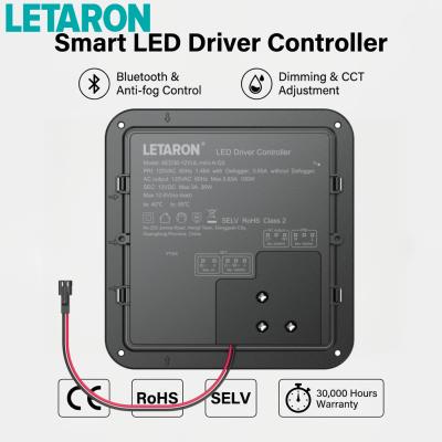 China Bathroom Lighting LED Power Supply IP44 Waterproof Bluetooth Dimming CCT Adjust Touch Button LED Transformer Bulk Supply for sale