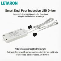 China 120W PIR Motion Sensor Switch with Two Sensors and 5A Output for Mirror Cabinet Lighting for sale