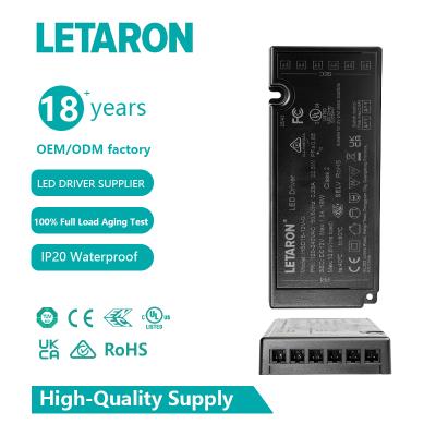 China 18W 120-277VDC to 12VDC Constant Voltage LED Driver with Fully Enclosed Protective Housing for Furniture Lighting for sale