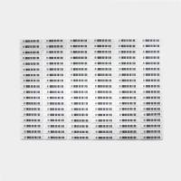 China Scannable Perforated Plastic Barcode Security Label Compatible With Barcode Printers for sale