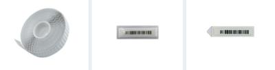 China 100% Deactivation 58kHz Barocde Security Label With Plastic Housing for sale
