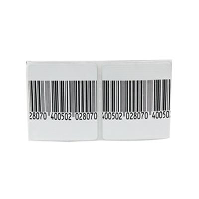 China 58KHz Frequency Soft EAS Labels For Clothing With Barcode Printing for sale