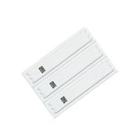 China High Sensitivity Anti Shoplifting Label , 8.2MHz EAS RF Label 72*40mm for sale