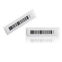 China Durable  Cosmetic Store EAS Magnetic Label AM / RF Woven Labels Custom Sewing for sale