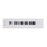 China Thermal Transfer Printing Paper EAS Soft Label Rectangular Shape for sale