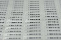 China DR AM EAS RF Label For Anti Theft , Low Density Polyester Polyethylene 0.12mm for sale