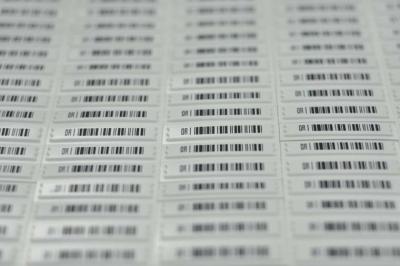 China DR AM EAS RF Label For Anti Theft , Low Density Polyester Polyethylene 0.12mm for sale