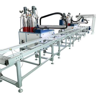 China 3 Axis Automatic Ab Glue Potting Machine Conveyor Robot Led Lamp PU Silicone Resin Dispensing and AB Filling Machine for sale