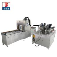 China 2K Vacuum Potting Machine With Vacuum Chamber And Conveyor In Epoxy Resins Dispensing for sale