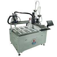 China Adjustable AB Ratio Resin Dome Dispenser Machine for Large-Scale Manufacturing for sale