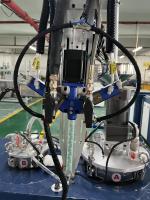 China 460kg Capacity Silicone Epoxy Resin Glue Syringe Gun Mixer Dispenser with PLC Control for sale