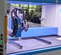 China High Precision CCD Automatic SMT Glue PU Dispenser with Double Cylinder Plunger Pump for sale
