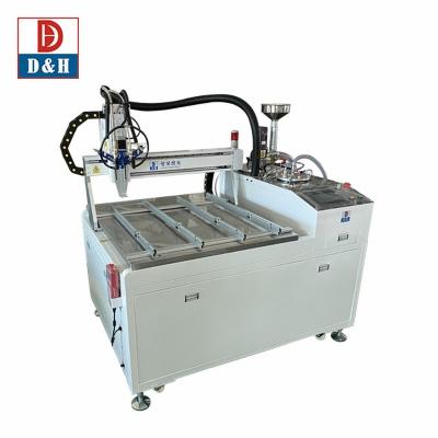 China Three Axis Working Area 700*700*80mm Epoxy Silicon Poy Urethane Potting Machine for sale