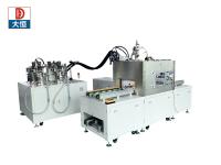 China Epoxy Potting Chamber Under Vacuum Adhesive Dispensing Machine with RoHS Certification for sale