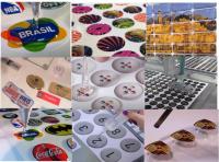 China Output Speed of 1-150G/5s Gel Clear Epoxy Resin Sticker for Custom Soft Plastic Label for sale