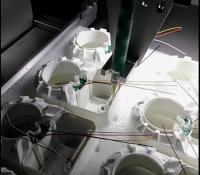 China Machinery Hardware Self-cleaning Two Component AB Part Glue Machine for Water Meters for sale