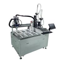 China Silicone Doming Liquid Glue Dispensing Machine for Epoxy Resin Mixer and Badge Making for sale
