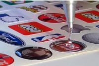 China 3D Dome Label Production Made Easy with Automatic AB Epoxy Mixing and Stirring Machine for sale