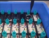 China Semiautomatic LED Water-Proof Driver Glue Potting Machine with Vertical Installation for sale