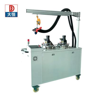 China Vertical Installation Semi Automatic Glue Filling Dispensing Machine with Mixing Glue for sale