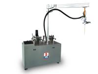 China Semiautomatic Manual Glue Resin Mixing Machine with Hand Held Gun and High Precision for sale