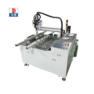 China High Accuracy 3 Axis Two-Parts Material Automatic Mixing and Potting Machine with Conveyor for sale