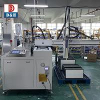 China PU Air Filter Pouring Gluing Potting Dosing Dispensing Machine with Design 700x700x100 for sale