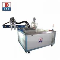 China 700x700x100 Vertical Potting 2K Filling and Spraying Glue Machine with 4 1 Ab Ratio for sale